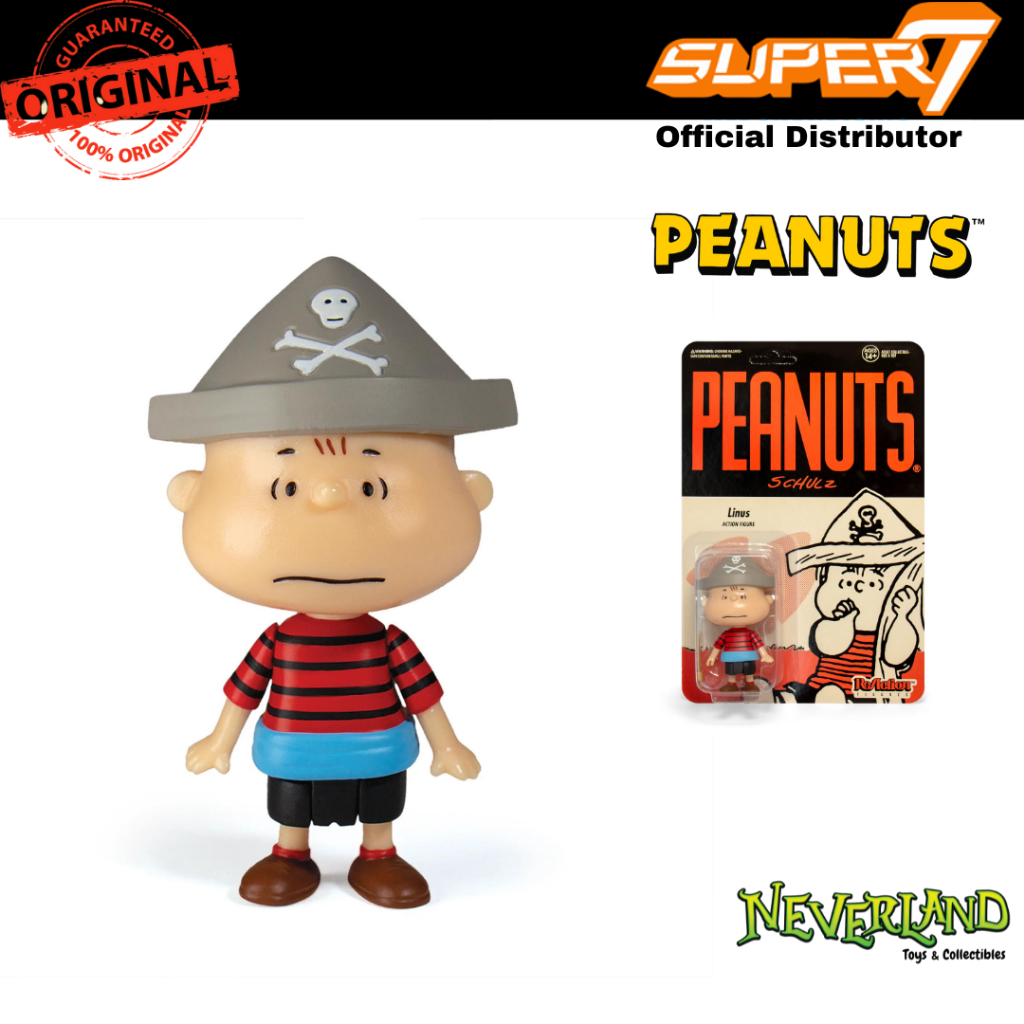 Super7 Peanuts Linus Pirate Rection Figure | Shopee Thailand