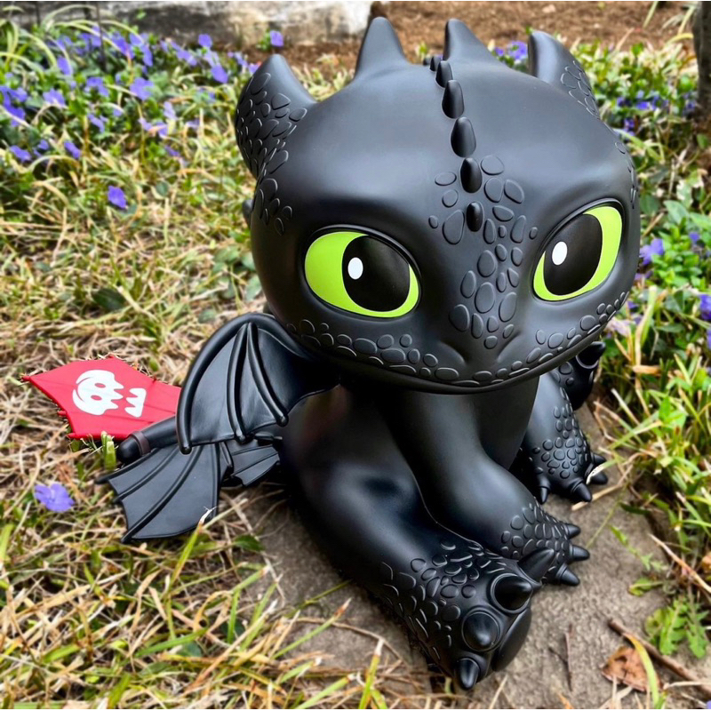 ⭐️พร้อมส่ง⭐️ Toothless Vinyl Piggy Bank - กระปุกออมสินเขี้ยวกุด ...