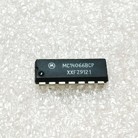 CD4066BE MC14066BCP 4066 CMOS QUAD BILATERAL SWITCH PDIP-14 | Shopee Thailand