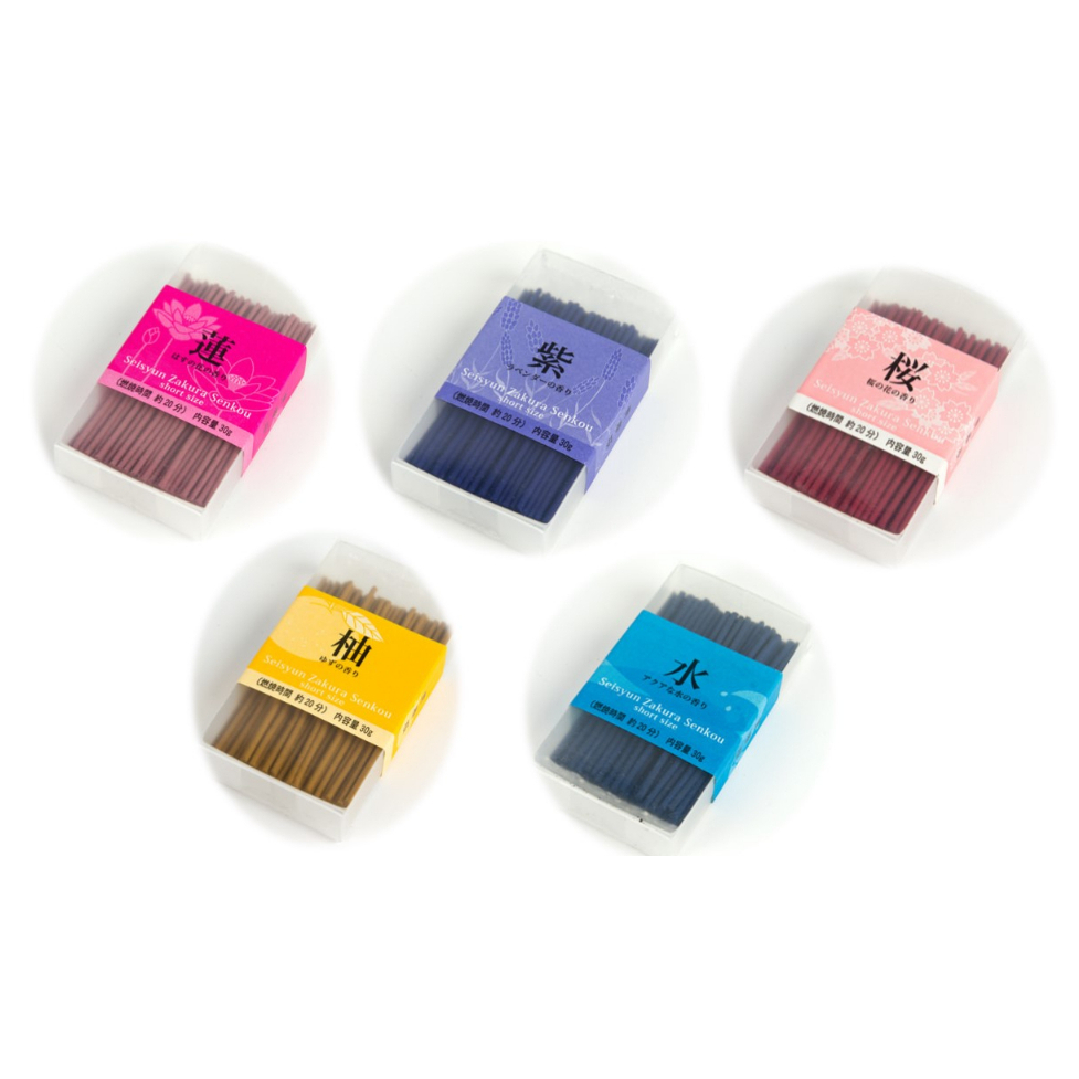 Sgi ธูปหอม Soka Gakkai Botanicals Plant-Based แบบสั้น 5 แบบ ผลิตใน ...