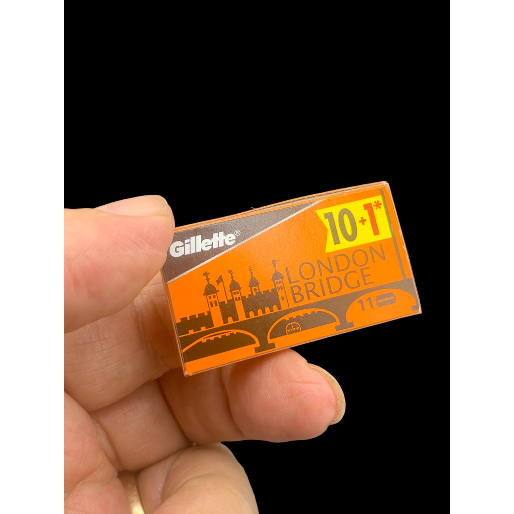 Gillette London Bridge Double Edge Razor single pack 10+1 Blades ...