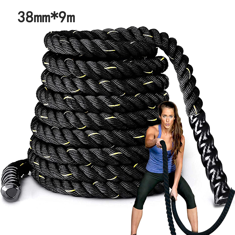 Rex TT Heavy Duty Battle Rope Home Gym Outdoor Workout Core Strength ...