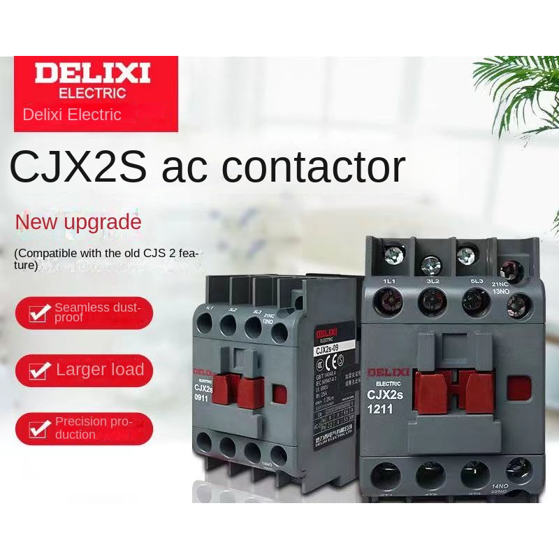 ℡☁Delixi คอนแทคเตอร์ AC CJX2s-0910 1210 1810 2510 3210 40 50 65 9511 | Shopee Thailand