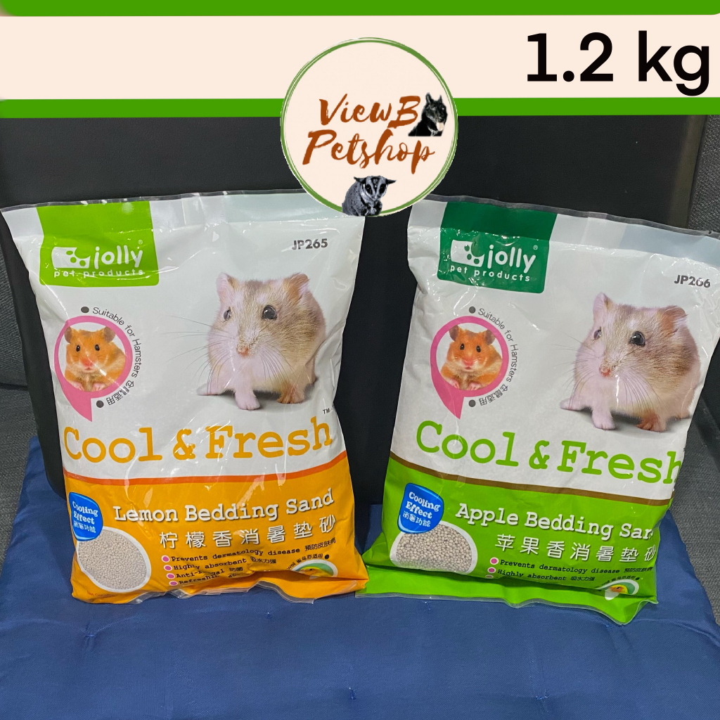 [Jolly] ทรายเย็นรองกรง 1.2 กิโลกรัม (ขนาดเล็ก) สำหรับสัตว์เลี้ยง Cool & Fresh : Bedding Sand ...