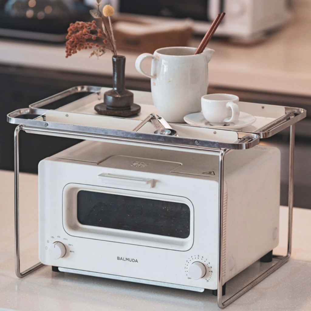 🚚 พร้อมส่ง Toaster Rack ชั้นวางแสตนเลส Balmuda The Toaster พร้อมถาด ...