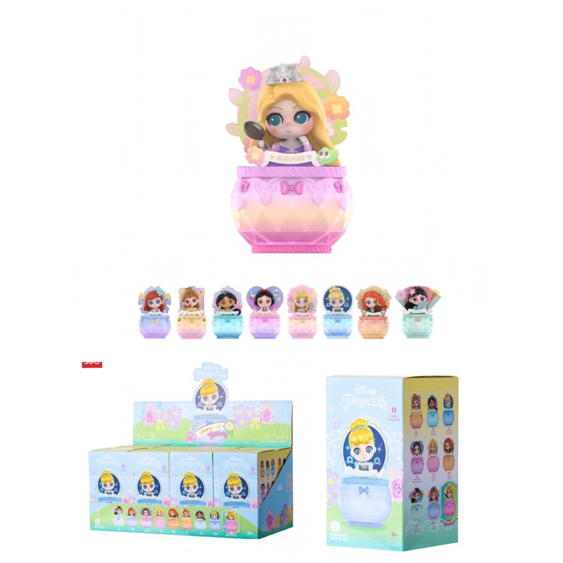 กล่องสุ่ม miniso Disney Princess Series Dream and Flower Theme Jewelry ...
