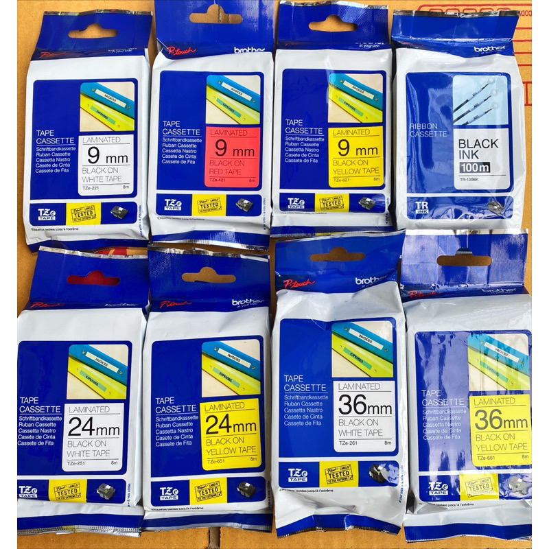 SALE‼️เหลือไม่เยอะ BROTHER Label Tape เทปพิมพ์ฉลาก เทปพิมพ์อักษร **ของ ...