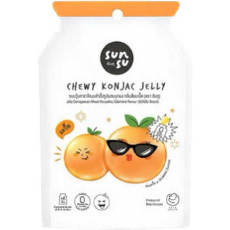 Sunsu Chewy Konjac Jelly ซันซุ เยลลี่ เจลลี่บุก 0 cal (มีให้เลือก 6รส) | Shopee Thailand