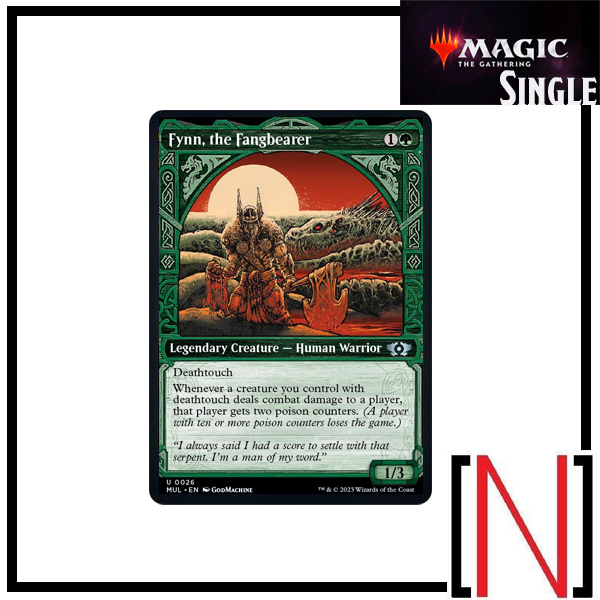 [MTG][Single][MUL] Fynn, the Fangbearer ระดับ Uncommon [ภาษาอังกฤษ ...