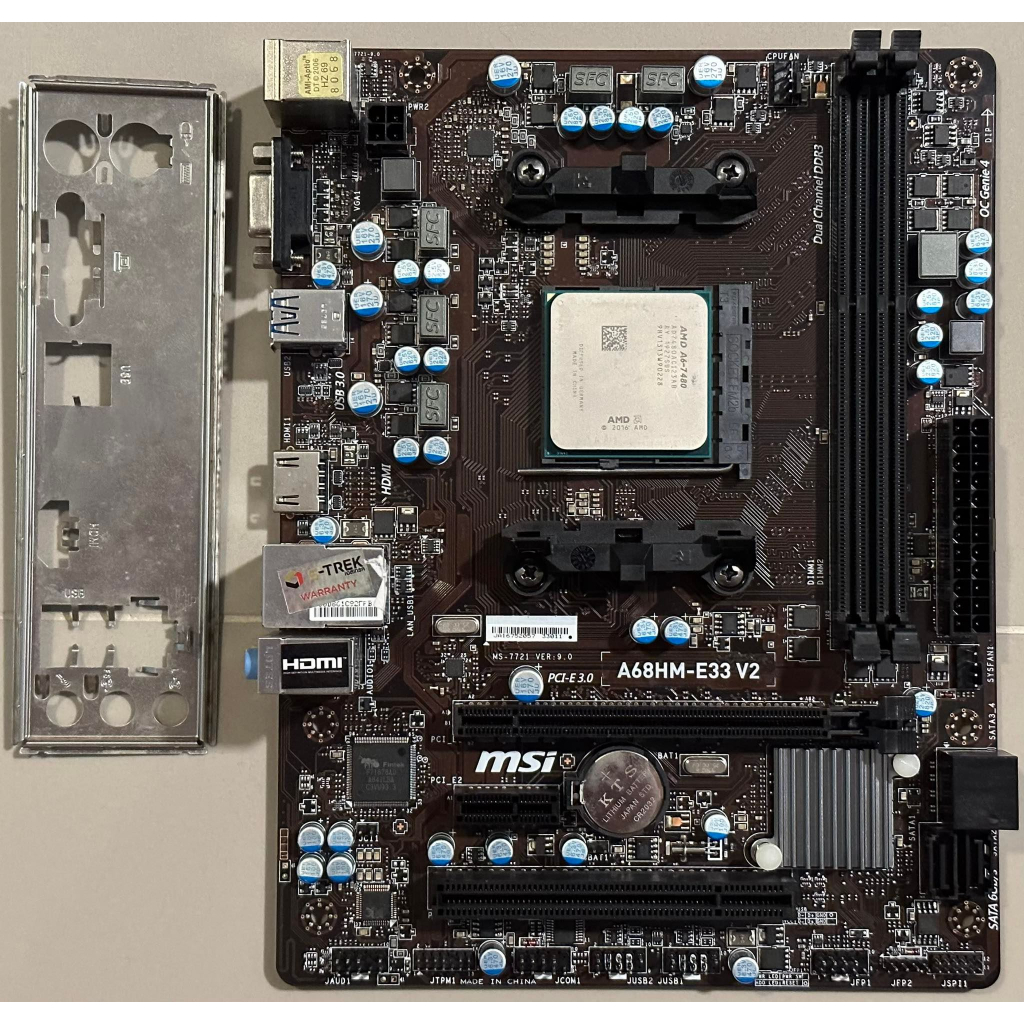 CPU + MAINBOARD AMD A6-7480 + A68HM-E33 V2 ใช้งานปกคิ | Shopee Thailand