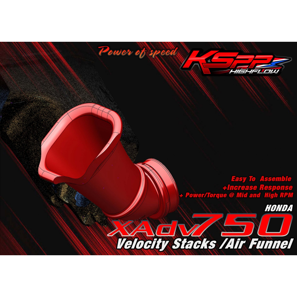 KSPP ปากแตรแต่ง สำหรับ XADV750 X-ADV750 Honda Velocity stack | Shopee ...