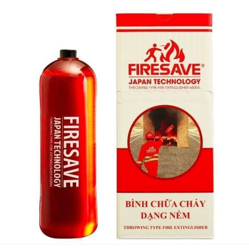 แคปซูลดับเพลิงชนิดขว้าง Firesave 650ml. นวัตกรรมสุดเจ๋งจากญี่ปุ่น ใช้แทนถังดับเพลิง | Shopee ...