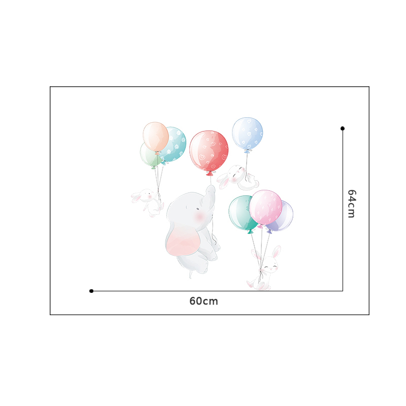 สติ๊กเกอร์ลายการ์ตูน สัตว์โลก ABC ยูนิคอน สําหรับติดตกแต่งผนังห้อง ตก ...
