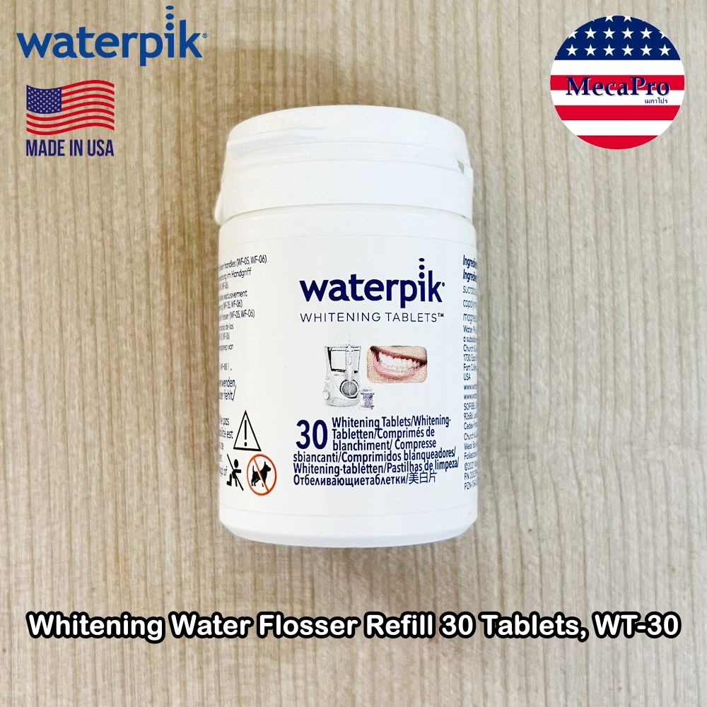 Waterpik® Whitening Water Flosser Refill 30 Tablets, WT-30 เม็ดน้ำยา ...