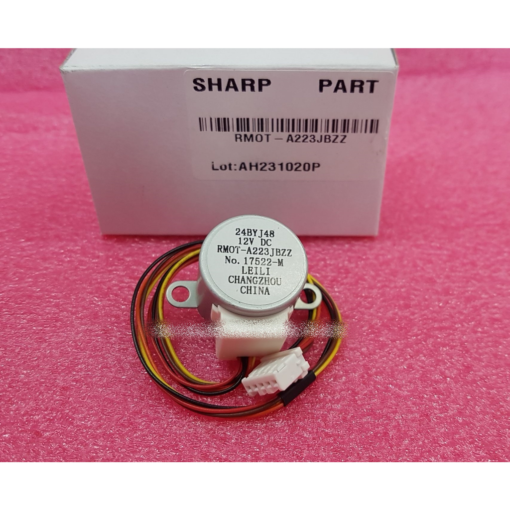 อะไหล่แท้/มอเตอร์บานสวิงแอร์ชาร์ป/SHARP/ชาร์ป/LOUVER MOTOR/RMOT ...