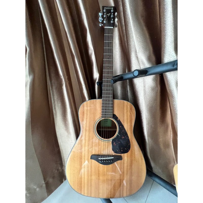 กีตาร์โปร่งไฟฟ้า Yamaha fg 800 ท็อปโซลิด มือสอง สภาพเหมือนใหม่ พร้อมกระเป๋าอย่างดี | Shopee Thailand