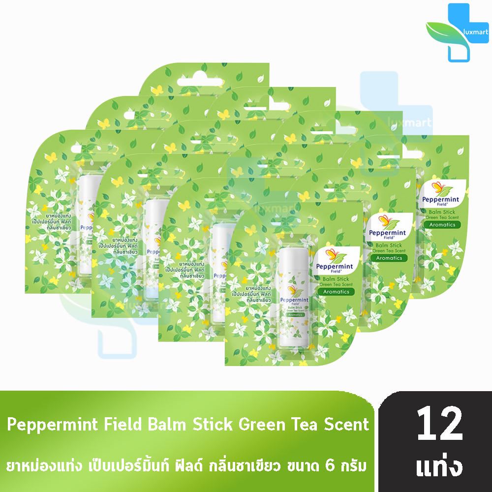 Peppermint Field Balm Stick Green Tea Scent ยาหม่องแท่ง เป๊บเปอร์มิ้นท์ ...