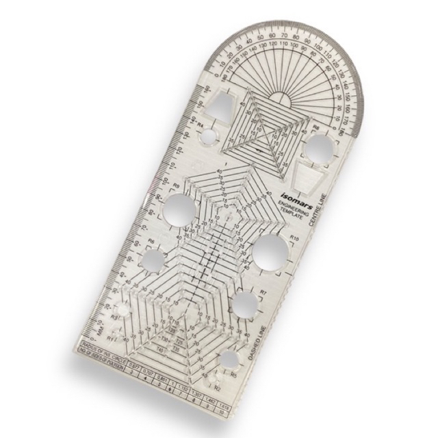 N isomars แผ่นเพลท วิศวกรรม ISM-ET 8906081274885 Engineering Template | Shopee Thailand