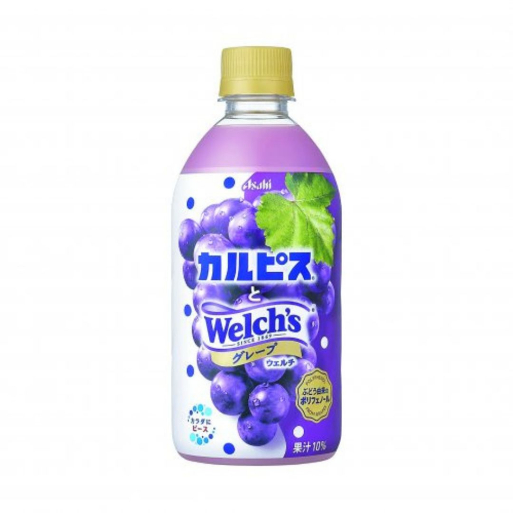 Welch's Grape Calpis 480ml - เครื่องดื่มผสมรสองุ่นเข้มข้น แบคทีเรียกรด ...