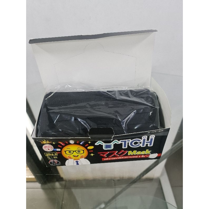 หน้ากากอนามัย 3ชั้น TCH MASK 1กล่อง50ชิ้น | Shopee Thailand