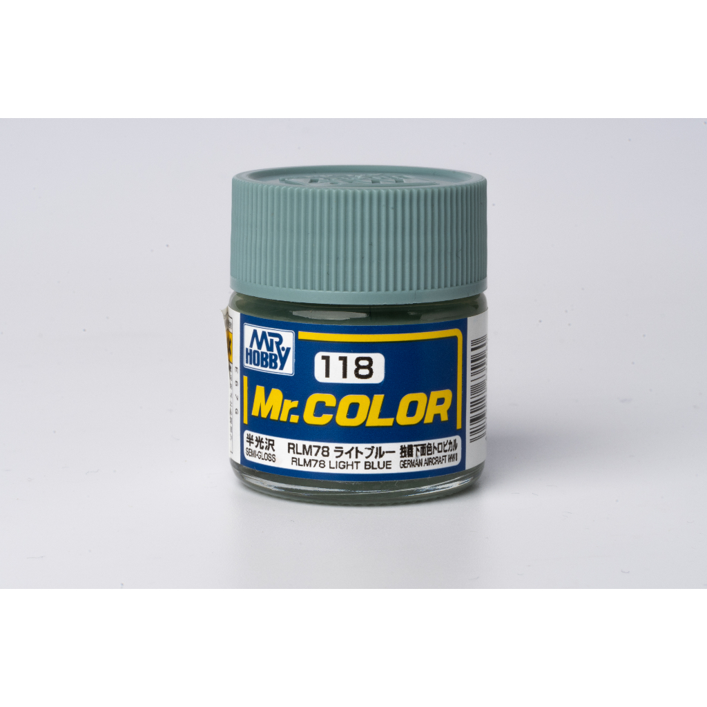 สีสูตรทินเนอร์ Mr.color 118 RLM78 Light Blue | Shopee Thailand