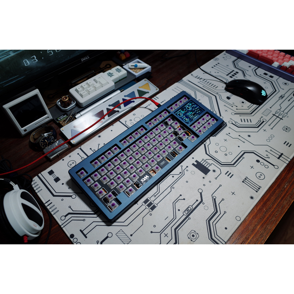 [Groupbuy] SAM S80 V2 with 3.5-inch IPS Screen R2 คีย์บอร์ด Wired พร้อม ...