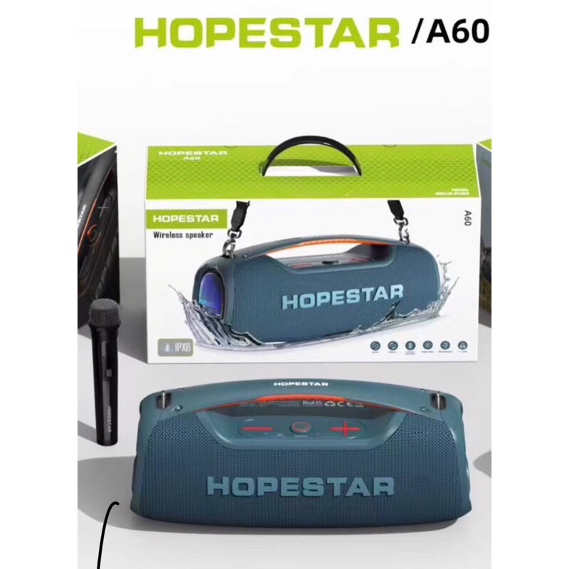 New Hopestar A60ลำโพงบลูทูธ100วัตต์พลังสูงกลางแจ้งแบบพกพาไร้สายคอลัมน์ ...