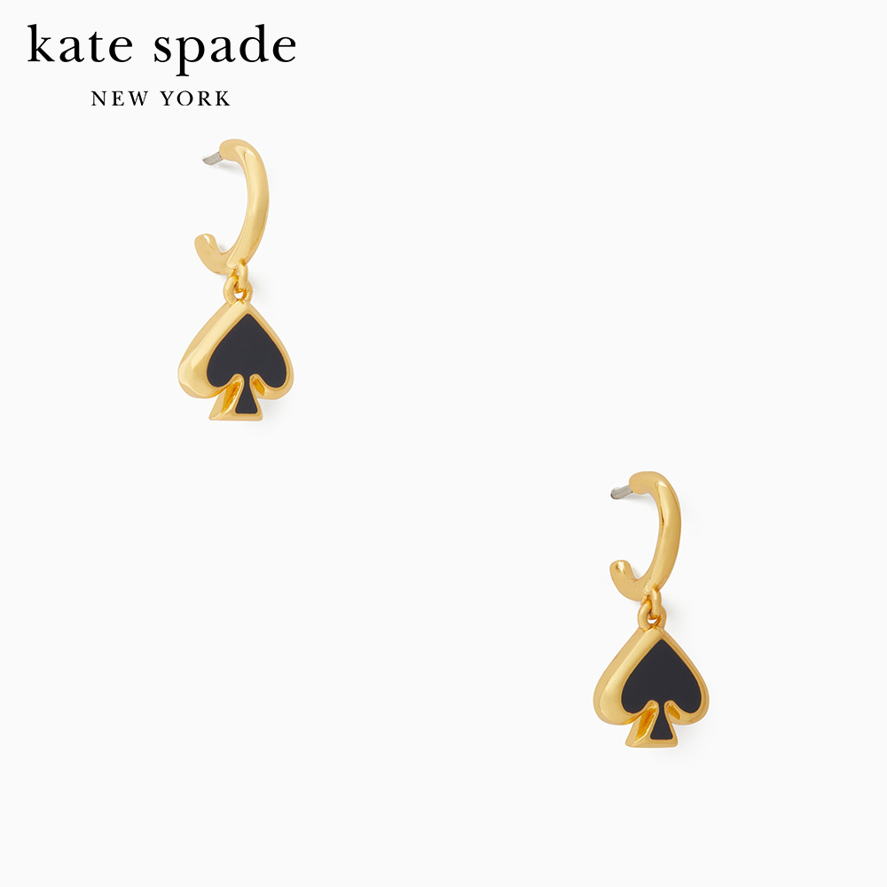 KATE SPADE NEW YORK EVERYDAY SPADE ENAMEL HUGGIES KC442 ต่างหู | Shopee ...