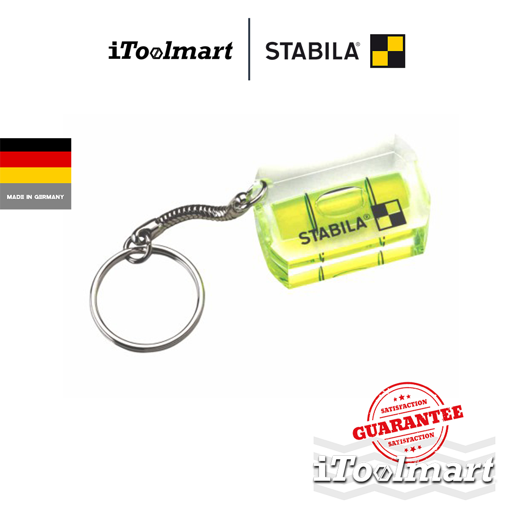 STABILA ระดับน้ำพกพา พวงกุญแจ รุ่น 15974 Mini Level Keychain | Shopee ...