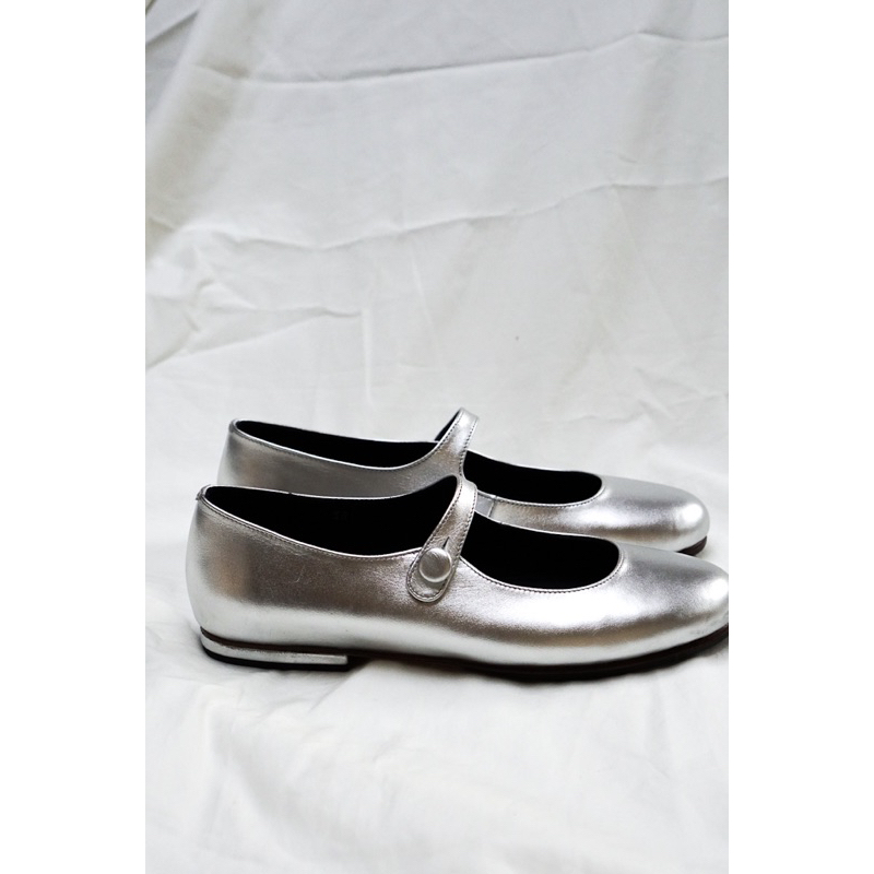 Mary Jane Apollo Metallic Leather (Made to order 10-14 days) | Shopee ...