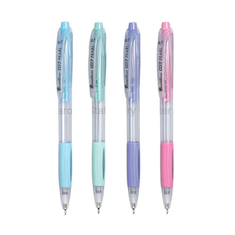 ปากกาลูกลื่น “Quantum” 007 PEARL (สีน้ำเงิน/ แดง/ ดำ)(กระป๋อง/50 ด้าม ...