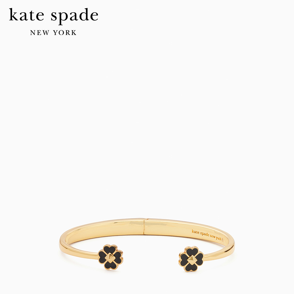 KATE SPADE NEW YORK SPADES & STUDS ENAMEL HINGE CUFF O0R00217 กำไล ...