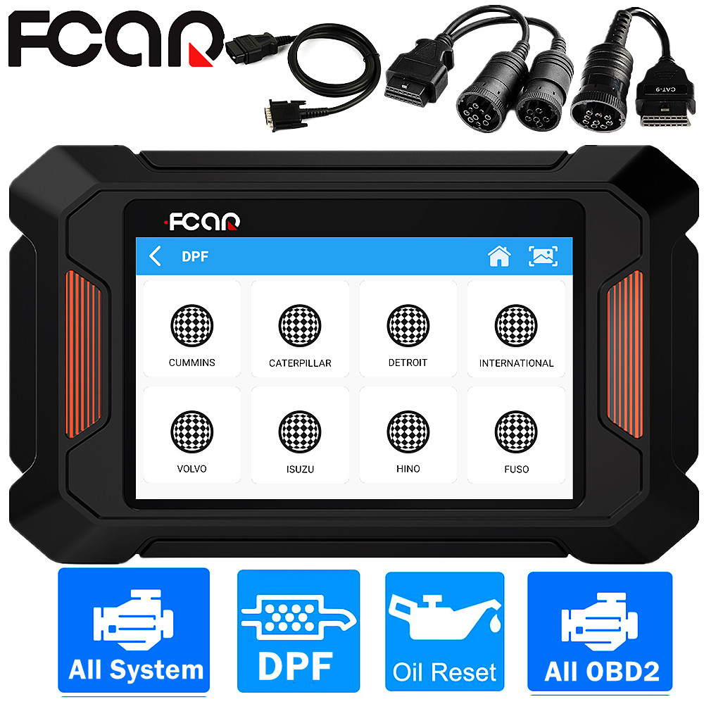 Fcar F802 เครื่องสแกนเนอร์ดีเซล Obd2 Dpf สําหรับ Hino Isuzu Fuso ...