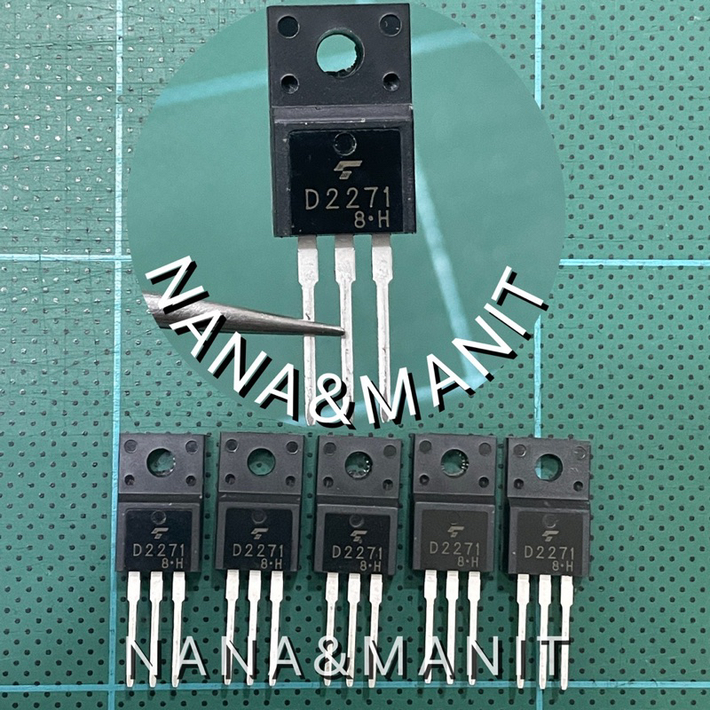 D2271 NPN 10A 300V แพ็ค 5ตัว พร้อมส่งจากไทย🇹🇭 | Shopee Thailand