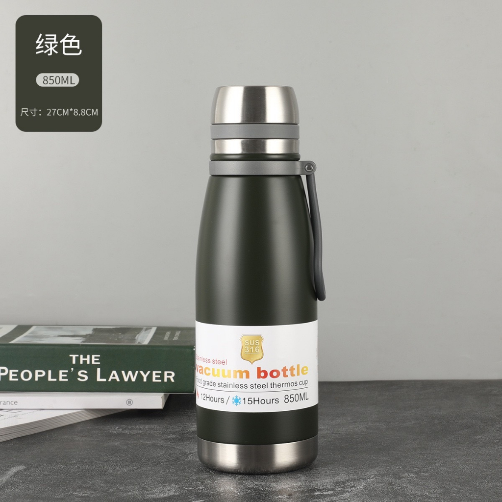 กระบอกน้ำเก็บอุณหภูมิ สเตนเลส316 กระติกเก็บความเย็น กระบอกเก็บความร้อน 2ขนาด650ml 850ml | Shopee ...