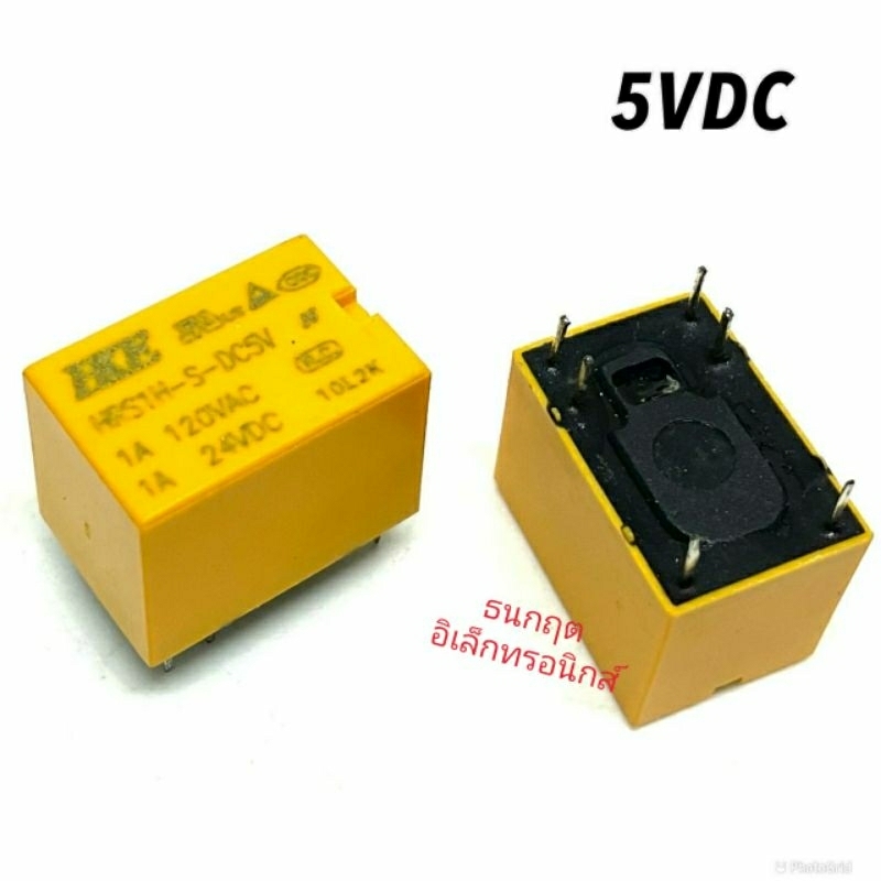 รีเลย์ HKE 6ขา HRS1H-S 3V 5V 6V 9V 12V 24V หน้าคอนแทค 1A | Shopee Thailand