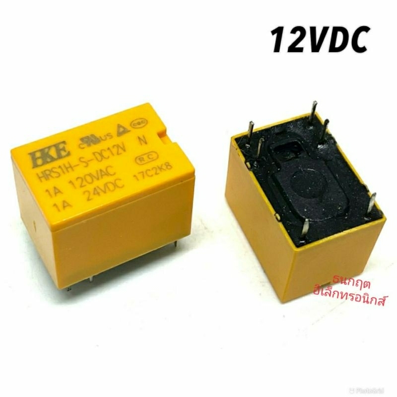 รีเลย์ HKE 6ขา HRS1H-S 3V 5V 6V 9V 12V 24V หน้าคอนแทค 1A | Shopee Thailand