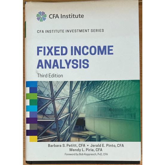 Fixed Income Analysis (Third Edition) | Shopee Thailand