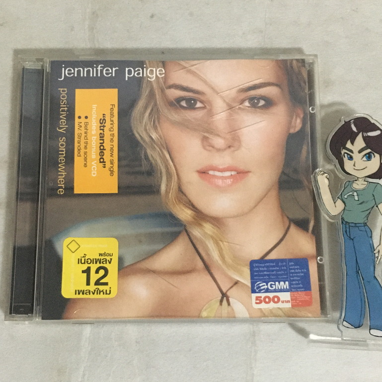 (มือสอง) CD Music Jennifer Paige Album Positively Somewhere (2001 ...