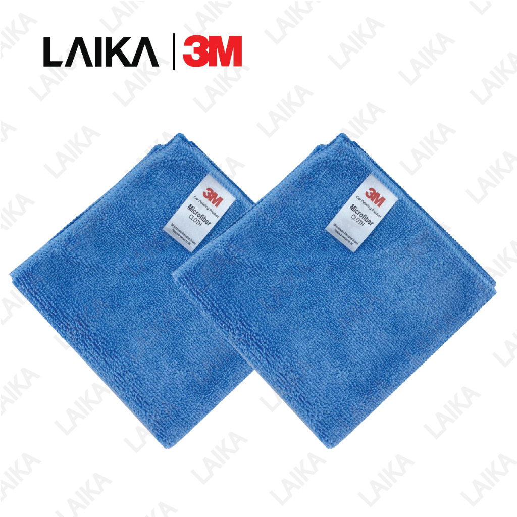 3M MICROFIBER CLOTH 30x30cm ผ้าไมโครไฟเบอร์สีฟ้า (2 ผืน) | Shopee Thailand