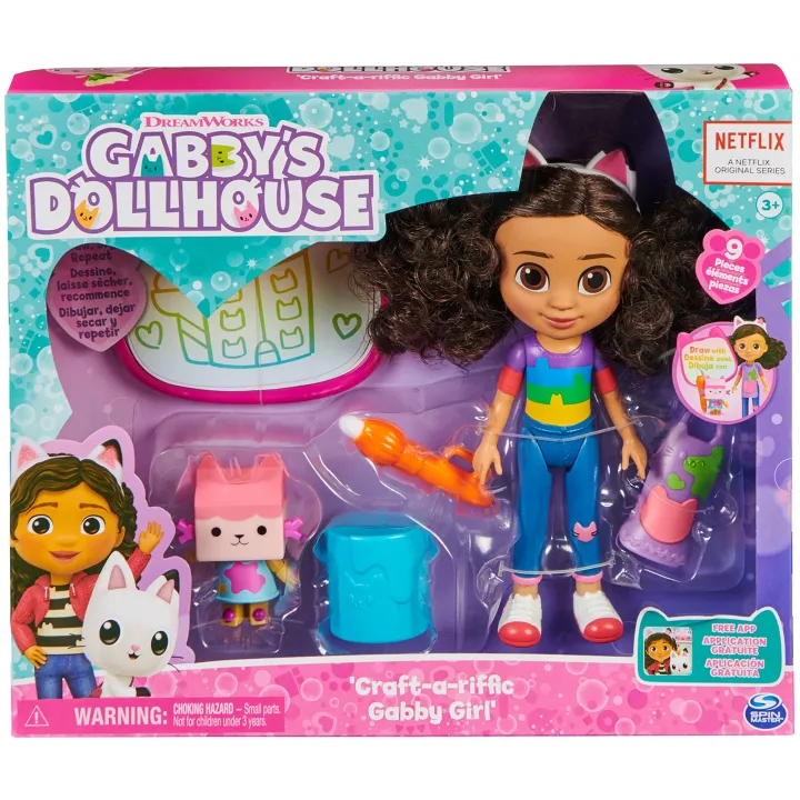 Gabby’s Dollhouse, Rainbow Gabby Deluxe Craft Dolls ตุ๊กตาเด็กหญิง ...
