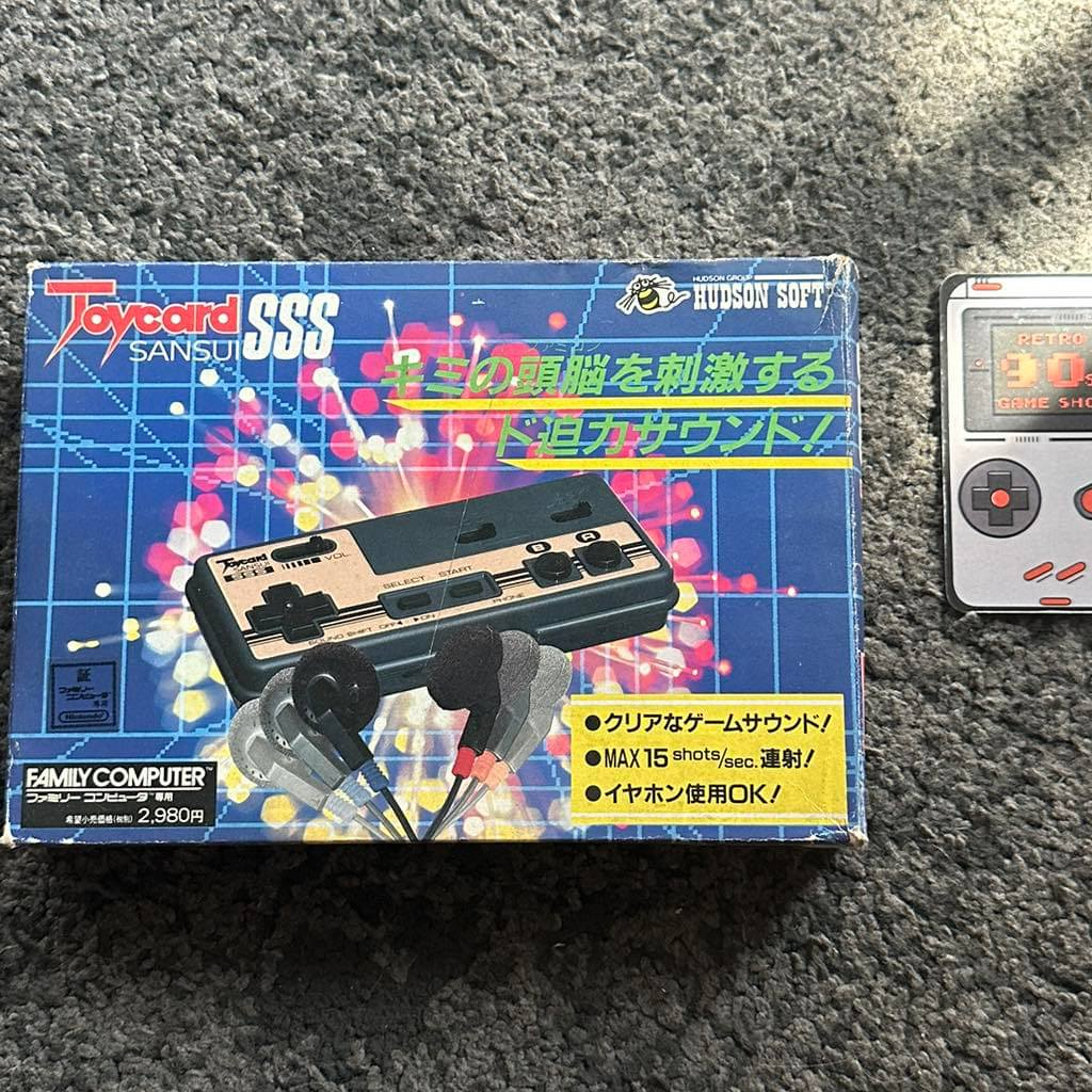 Hudson Soft Controller Famicom JOY CARD SANSUI SSS Boxed / Japan | Shopee Thailand
