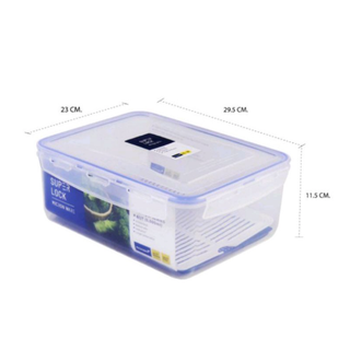 Super Lock กล่องถนอมอาหาร 5500ml.รุ่น 6117 / 2200ml รุ่น 5056 [เข้าไมโครเวฟได้] กล่องแบ่ง ...