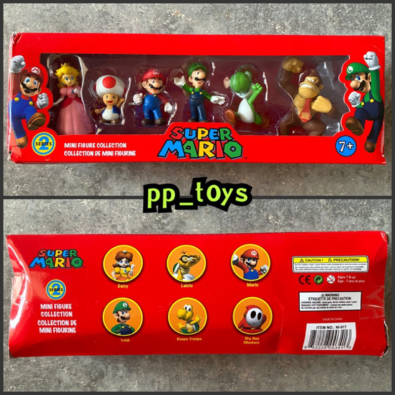 Super MARIO bros. Mini Collection Set 6 - pack | Shopee Thailand