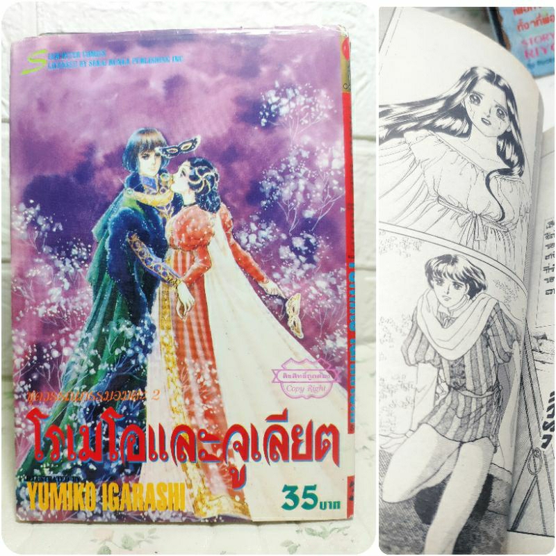 หนังสือการ์ตูนรุ่นก่อนลิขสิทธิ์ ตาหวาน ️หายาก ️ Riyoko Ikeda Hara 7009