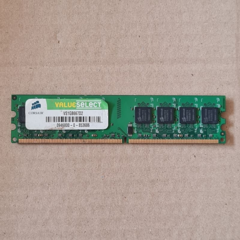 RAM CORSAIR DDR2 667MHZ 1GB 16CHIP สำหรับ PC | Shopee Thailand