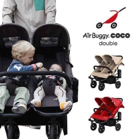 พร้อมส่ง‼️ ส่งฟรี‼️ รถเข็นแฝด ยี่ห้อ Airbuggy Coco Double สีน้ำตาล ราคาพิเศษ | Shopee Thailand