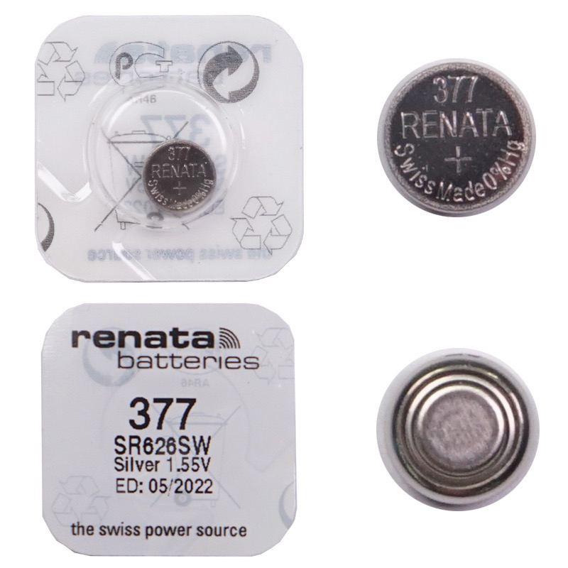 Renata 377 SR626SW 1.55V ของแท้ 1 ก้อน | Shopee Thailand