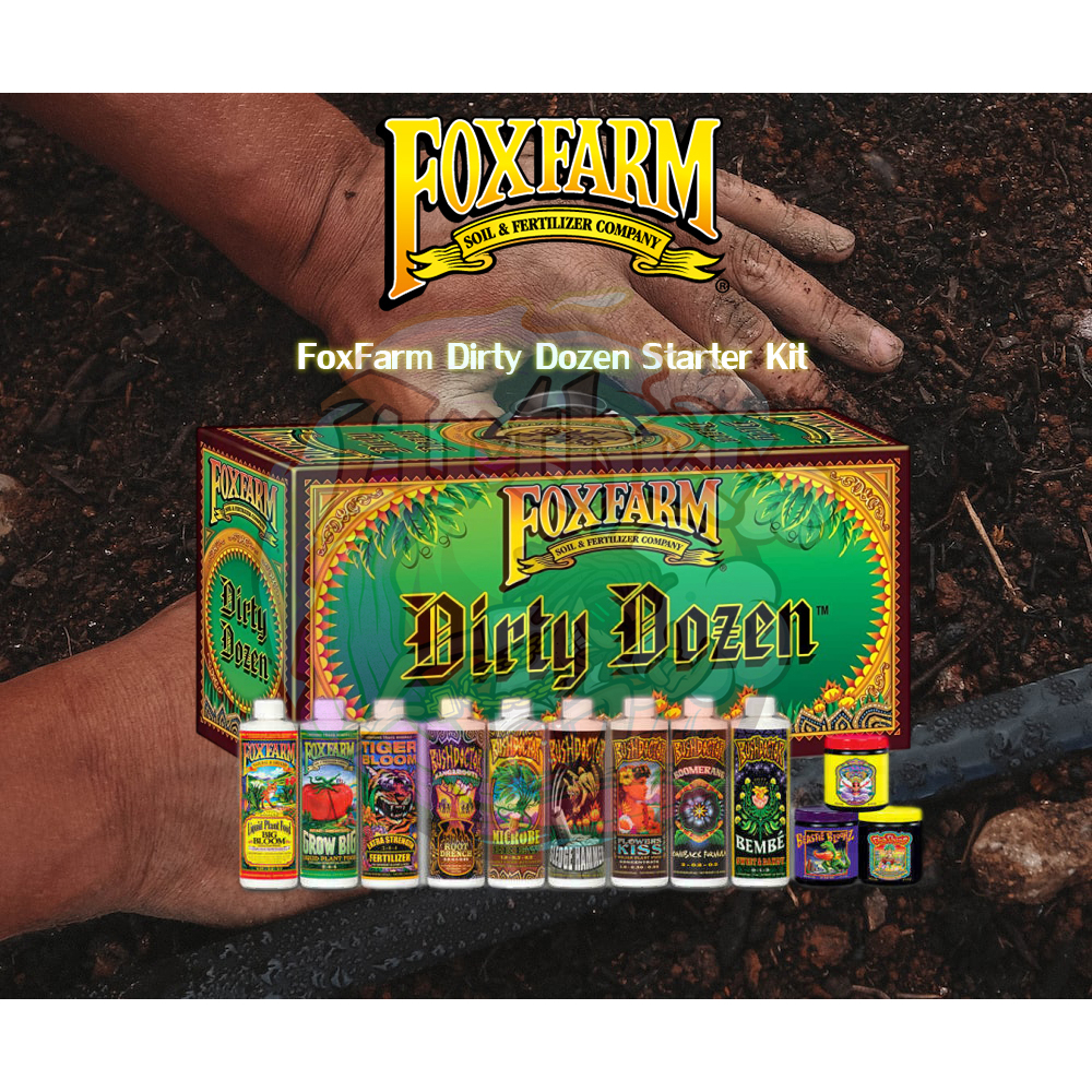ปุ๋ยเซ็ทเริ่มยันจบ FoxFarm Dirty Dozen Starter Kit สารอาหารหลัก ...