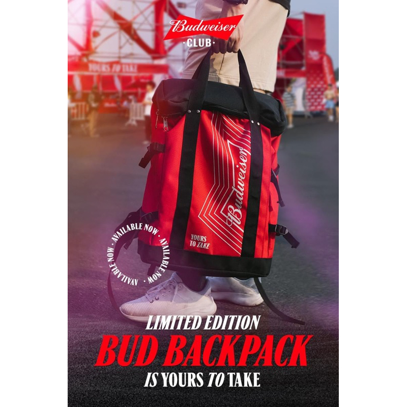 ใหม่ล่าสุด🔥กระเป๋า LIMITED EDITION BUD BACKPACK จาก Budweiser #พร้อมส่ง ...